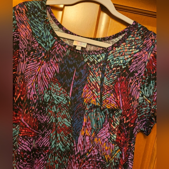 LuLaRoe | Dresses | Lularoe Carly Dress Leaf Pattern | Poshmark